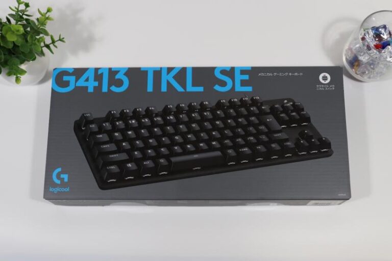 \レビュー／Logicool「G413 TKL SE」価格以上の満足度！だが惜しい点も・・・。